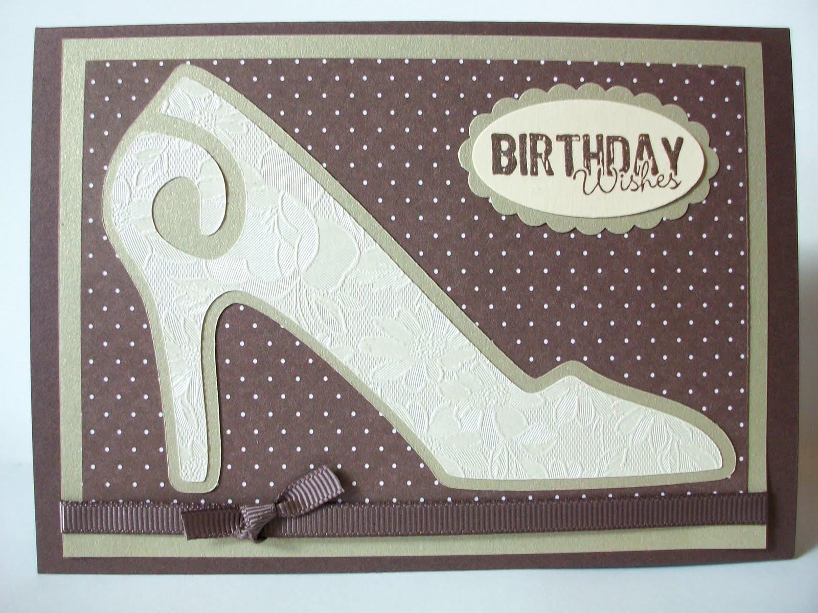 Handmade with Love: Elegant Shoe Cards