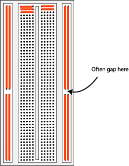 My electronics lab: How breadboard can connect electronics components?