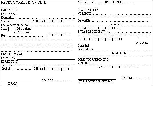 Receta Cheque: Receta Cheque