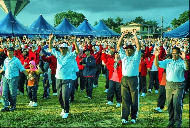GERAKAN BELIA 4B PERMATANG PAUH: Program Senamrobik di Empangan ...