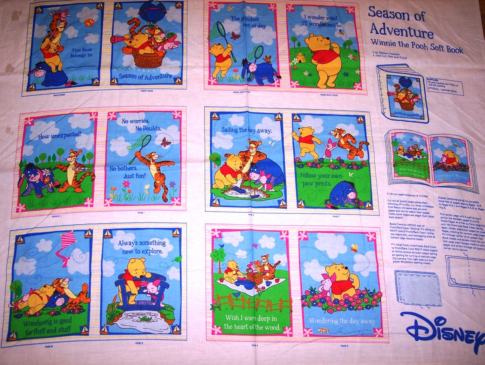 The Quilter's Bag: Baby Story Book Panels- SOLD OUT