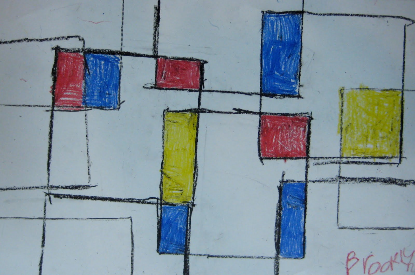 Easy Mondrian • TeachKidsArt