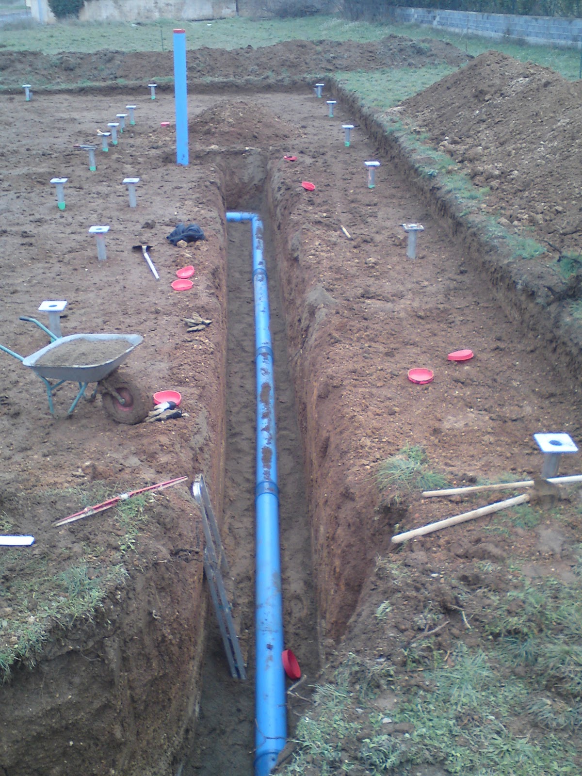 Construction maison écologique bois BBC: Le puits canadien : un bon début.