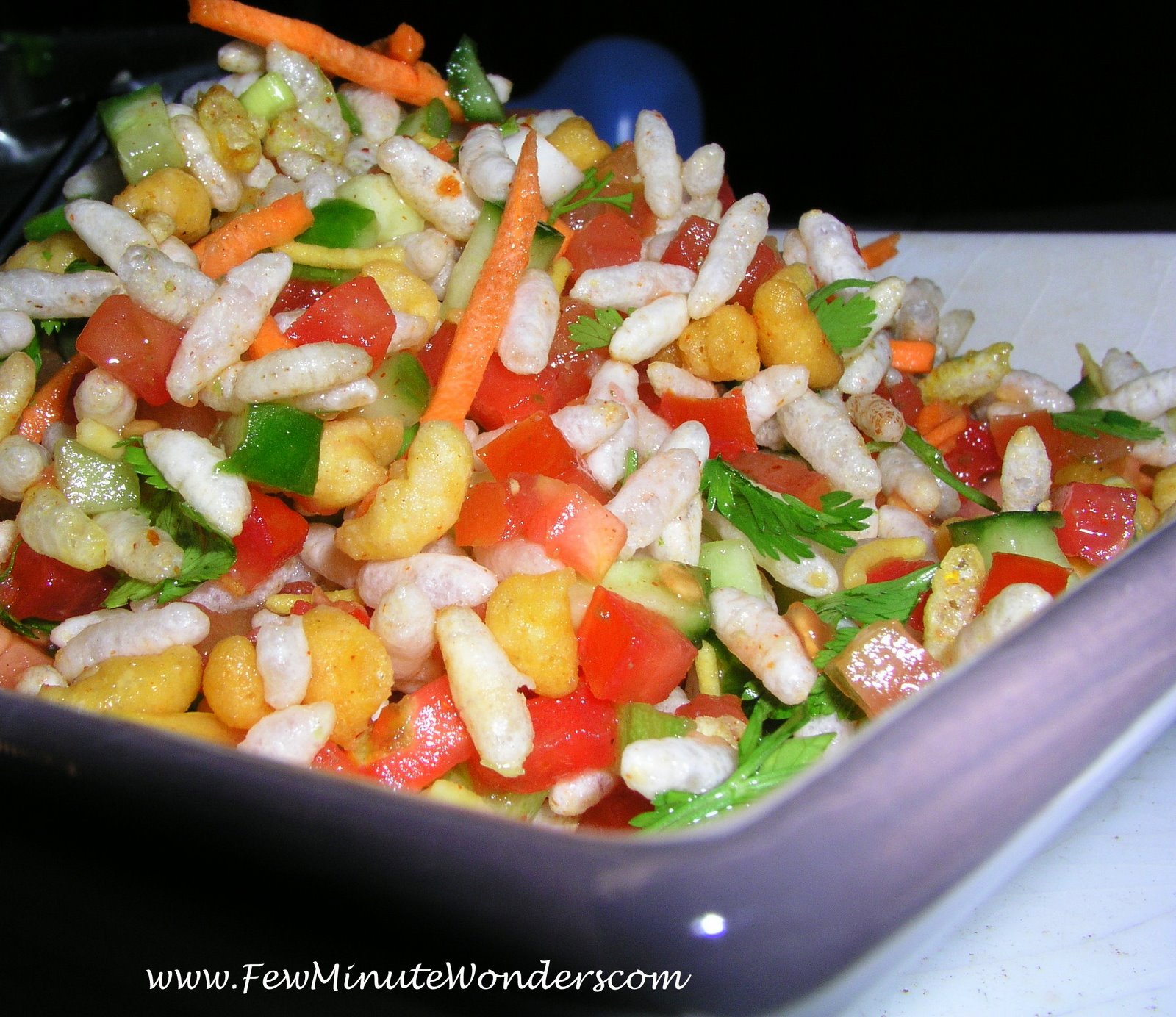 Healthy Bhel Salad - Few Minute Wonders
