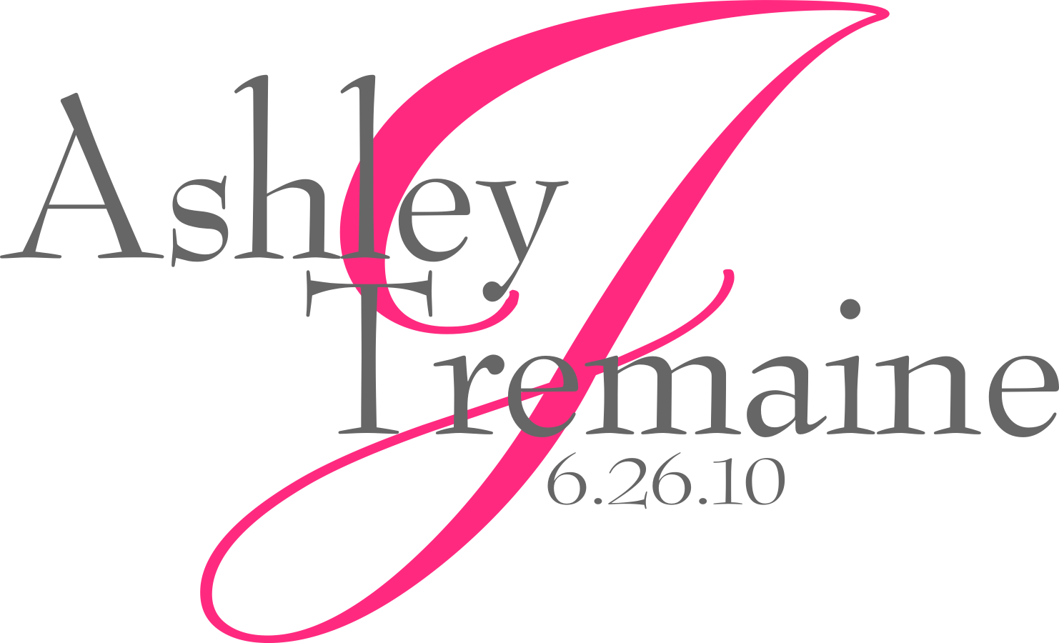 Signatures by Sarah: Wedding Monograms for Ashley and Tremaine