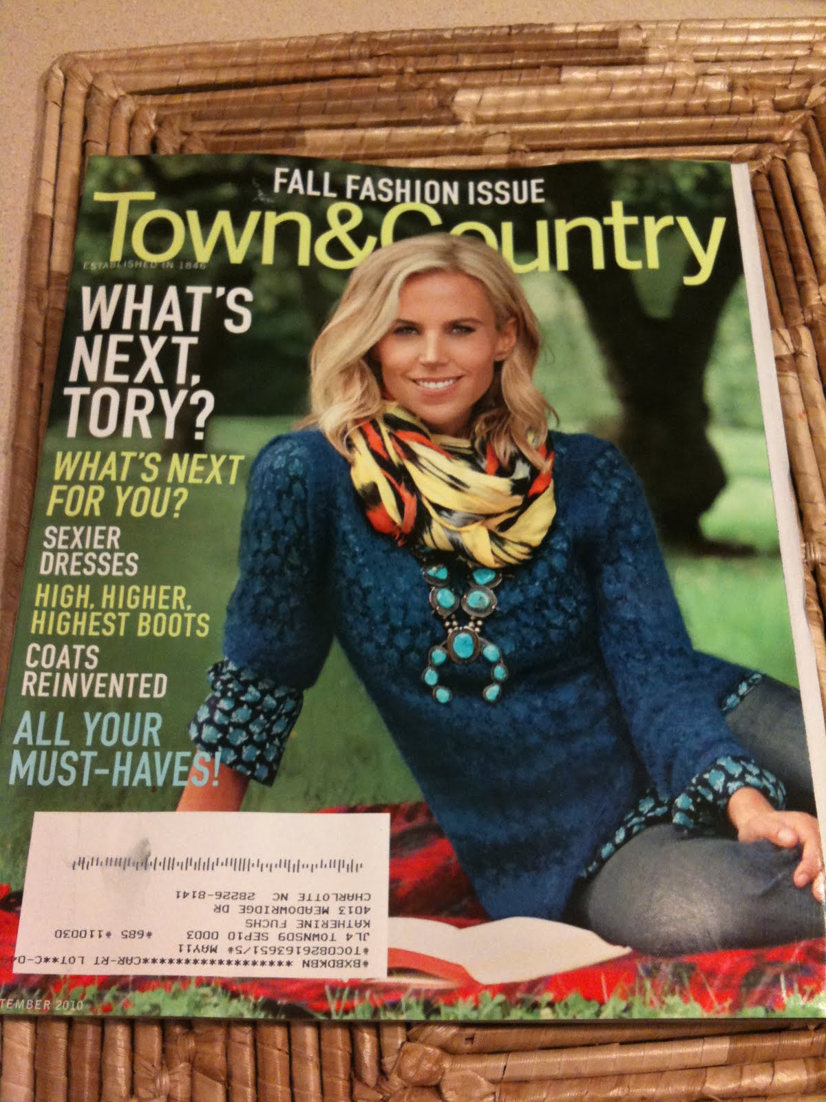 Southern Bourbon Mountains: New Glossy Magazine in the Mailbox = Ecstasy!