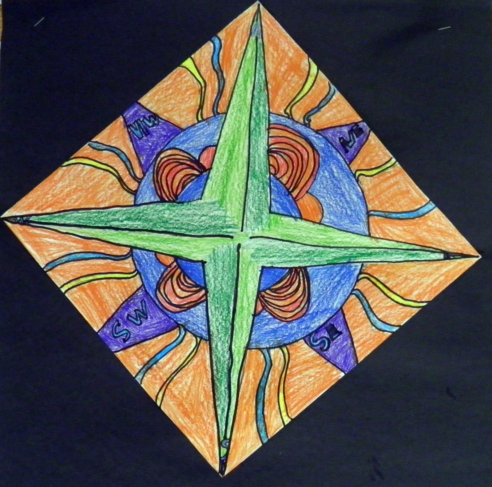 Art Dish: Compass Rose