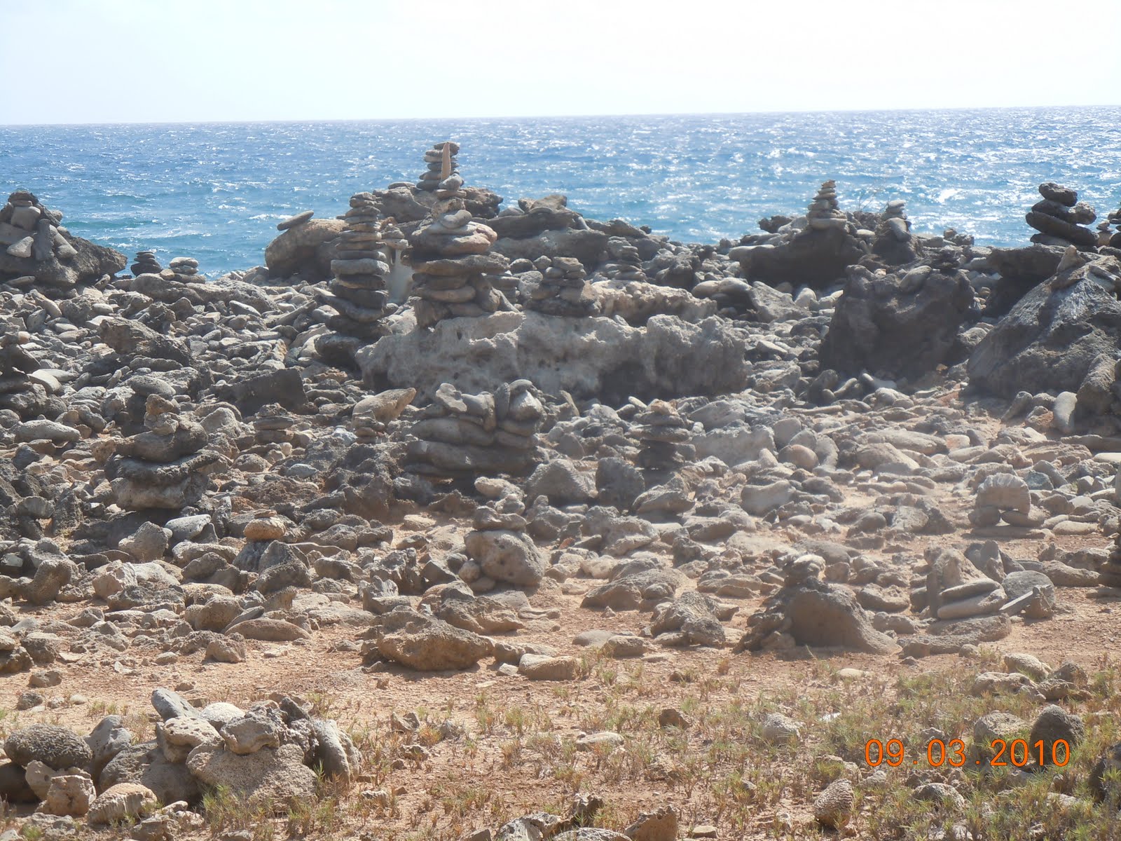 Lucy, Duke & Their Humans: Aruba....Stack A Rock & Make A Wish