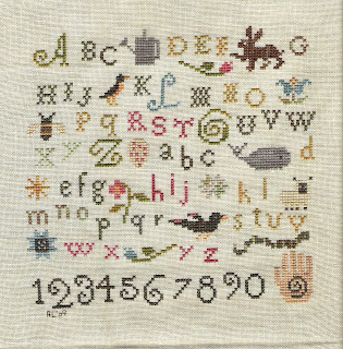 Gallery Of Samplers: The Primitive Needle Earth Sampler