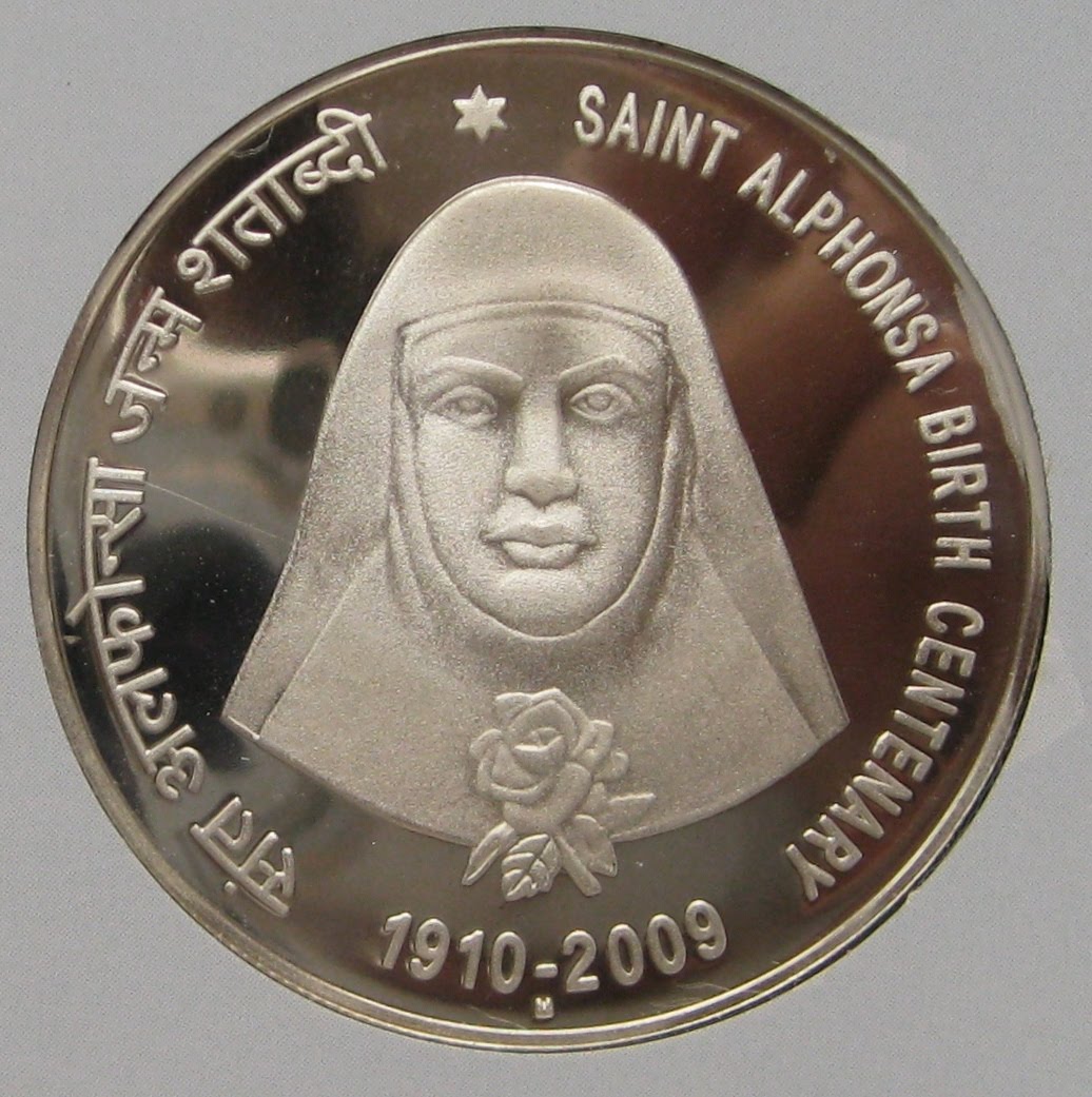 My coin collection: Proof set: Saint Alphonsa