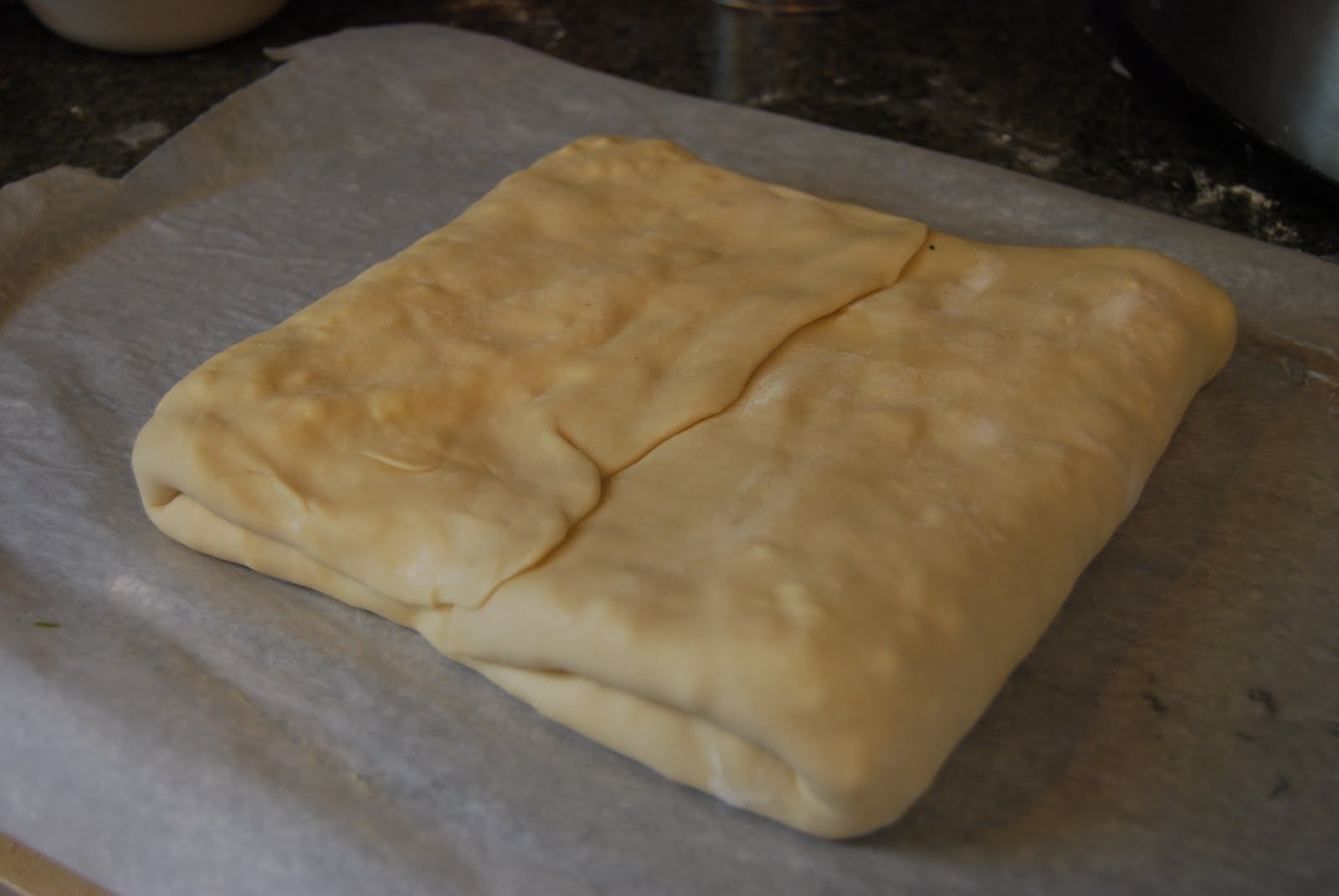 The breadcrumb trail...: Borek ( Spinach and feta layered Turkish bread)