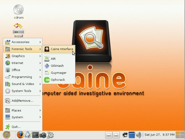 Linux Caine distribuzione Linux per informatica forense. ~ Ubuntulandia
