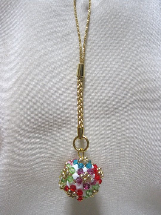 PERFECT CHRISTMAS PRESENT: SWAROVSKI CRYSTAL BALL KEYCHAIN