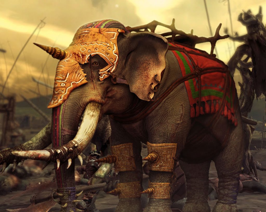 LIGHT AND SHADES: The War Elephant