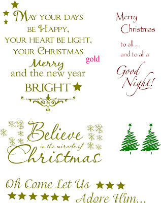 Vinyl Lettering by Susie: Christmas Ideas!