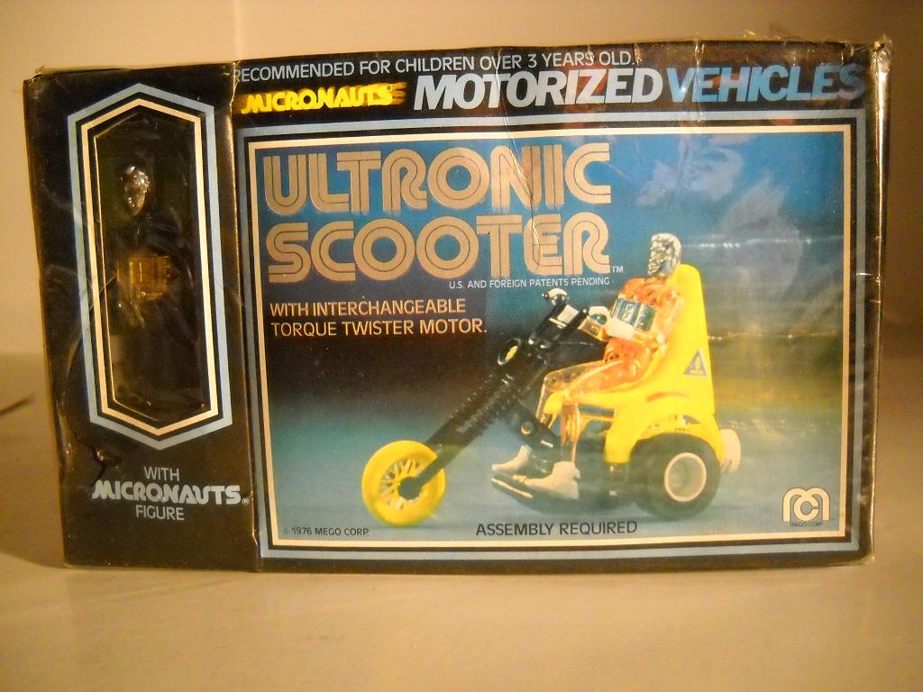 SPACESHIPS, SPACE STATIONS & ALIENS: # 38 MICRONAUTS ULTRONIC SCOOTER