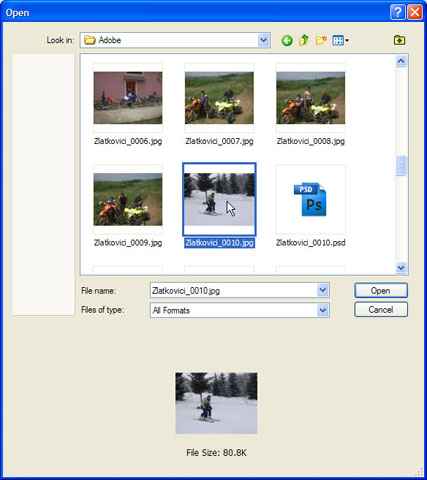 Formati datoteka (slika) u Adobe Photoshop CS5