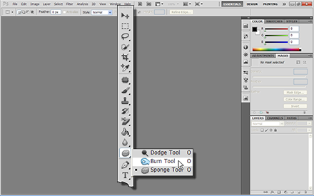 Dodge , Burn i Sponge Tool u Adobe Photoshop CS5