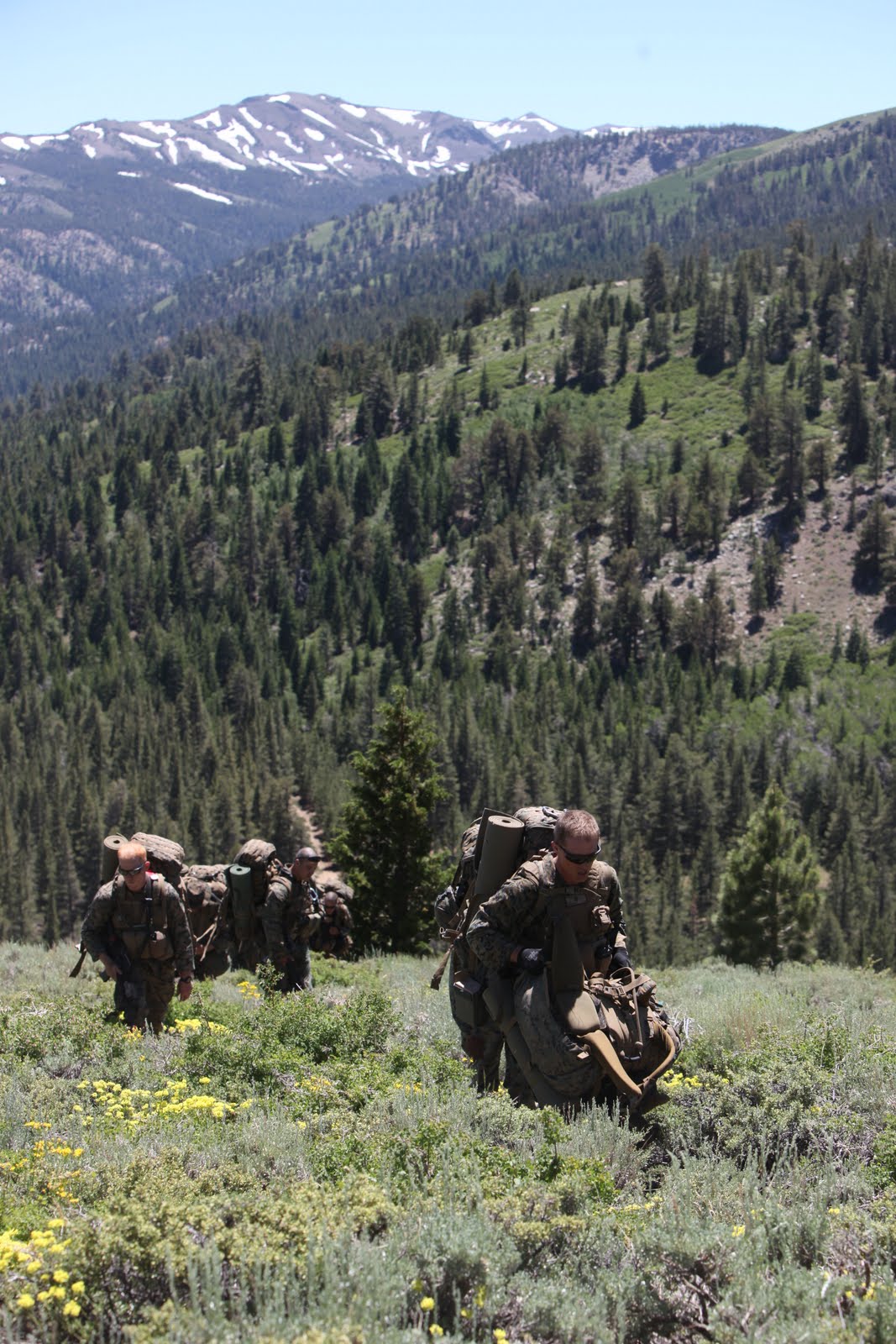 "The Fighting 13th": 1/1 Marines ramp up Exercise Mountain Warrior at ...