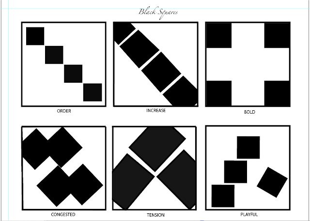 Maria's Designs: Four Black Squares