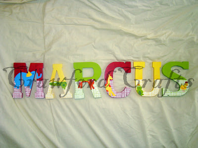 Custom Hand Painted Wooden Letters