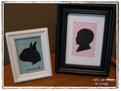 Crafty Chic Mommy: Easy Framed Silhouettes