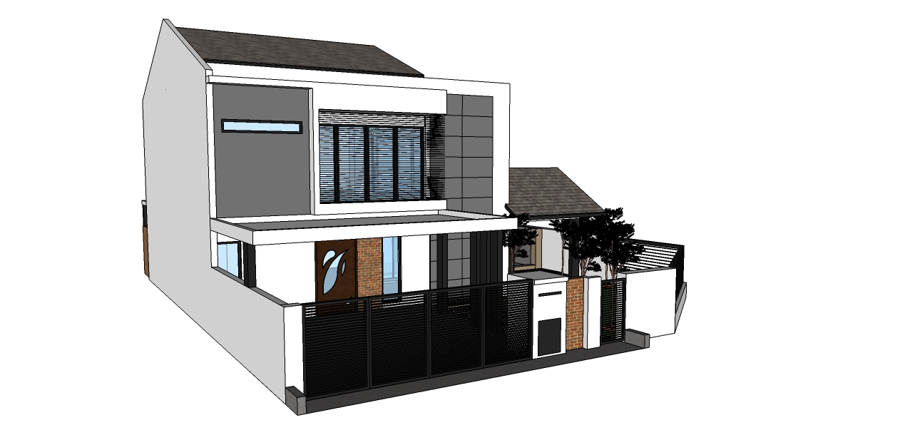 MEZ Design Solution: Double Storey Corner Lot | Modern Extension
