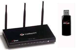 More Mobile Internet: Cradlepoint MBR1000 + Verizon USB760 $159