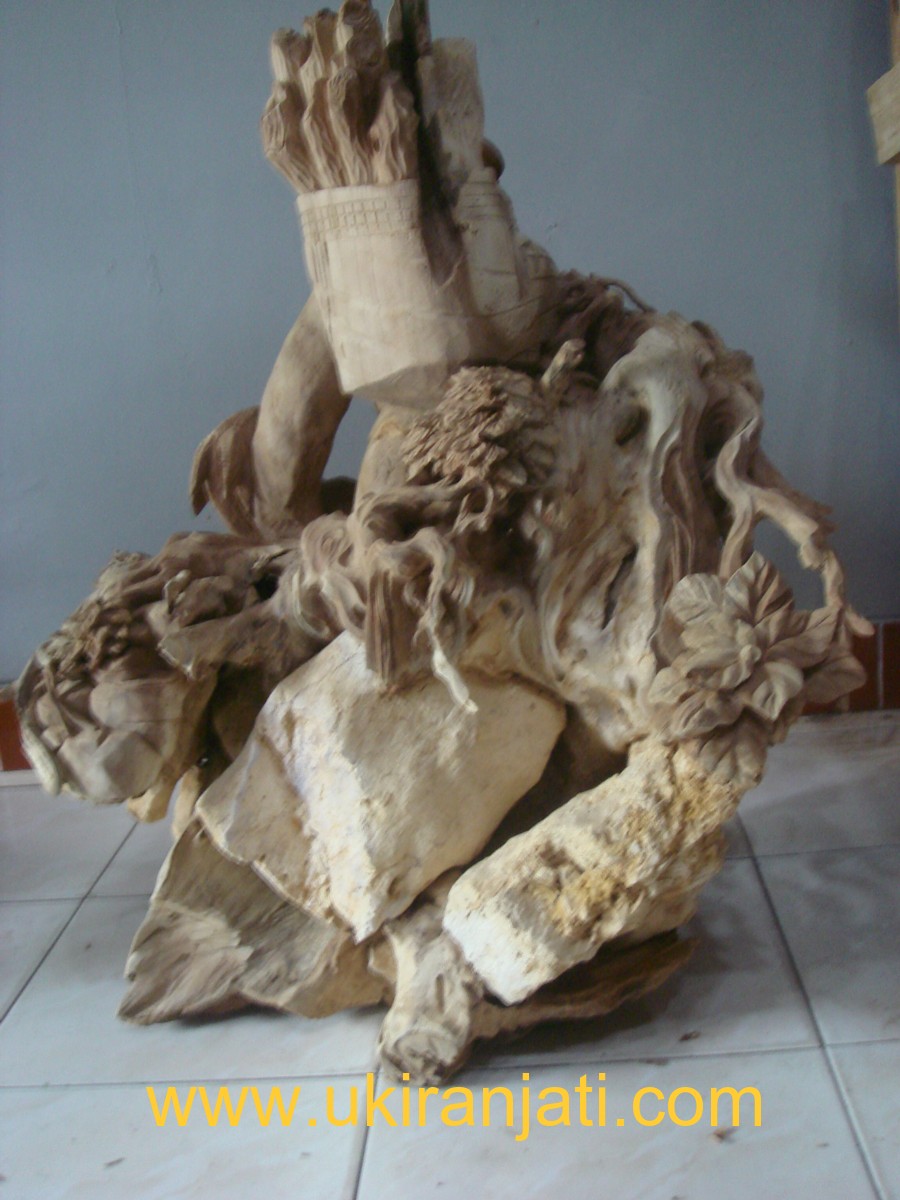 GAMPANG 3 COLUMN| Seni Ukiran Akar Gembol Jati Blora - Jawa Tengah ...