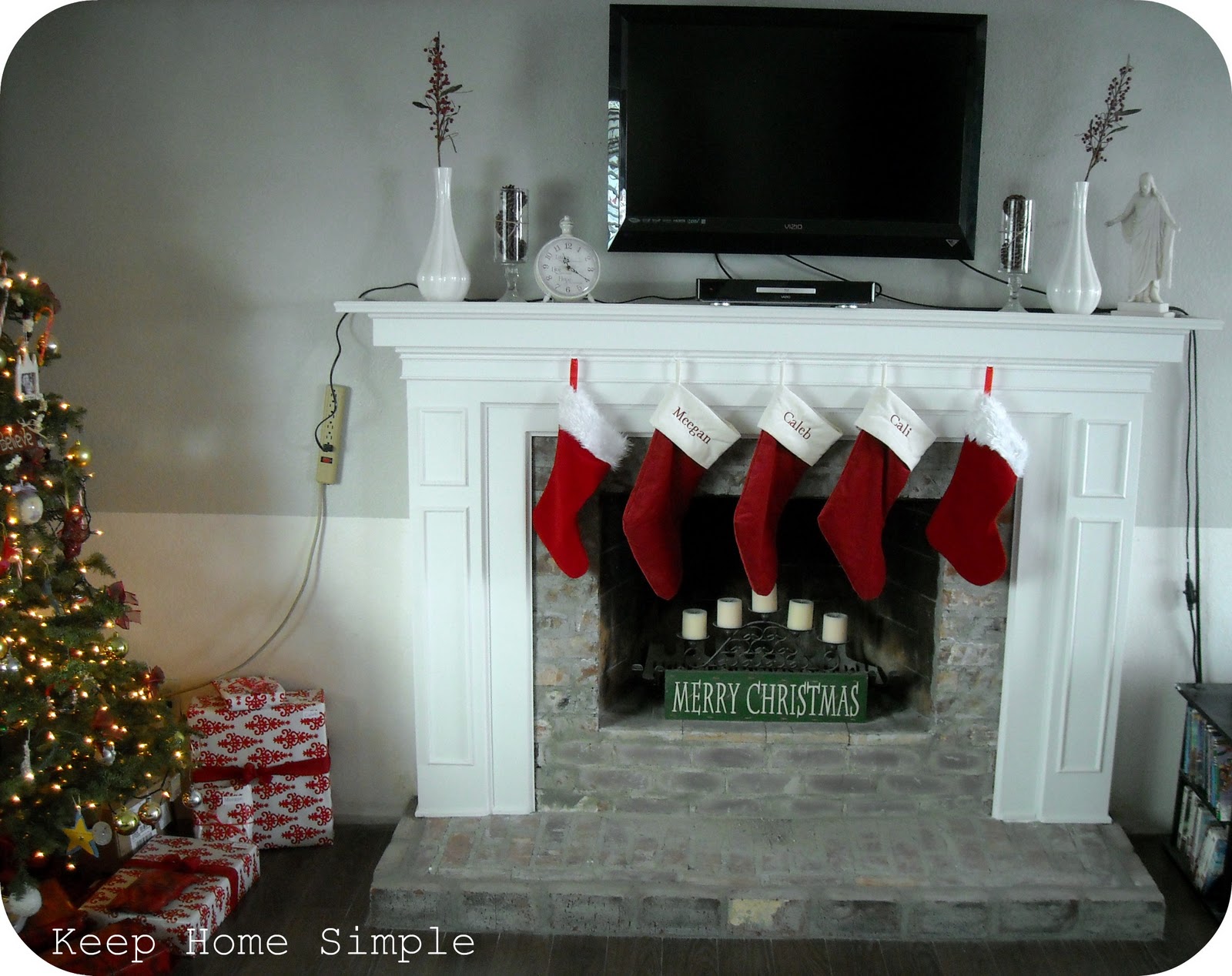 Keep Home Simple: Fabulous Fireplace Makeover