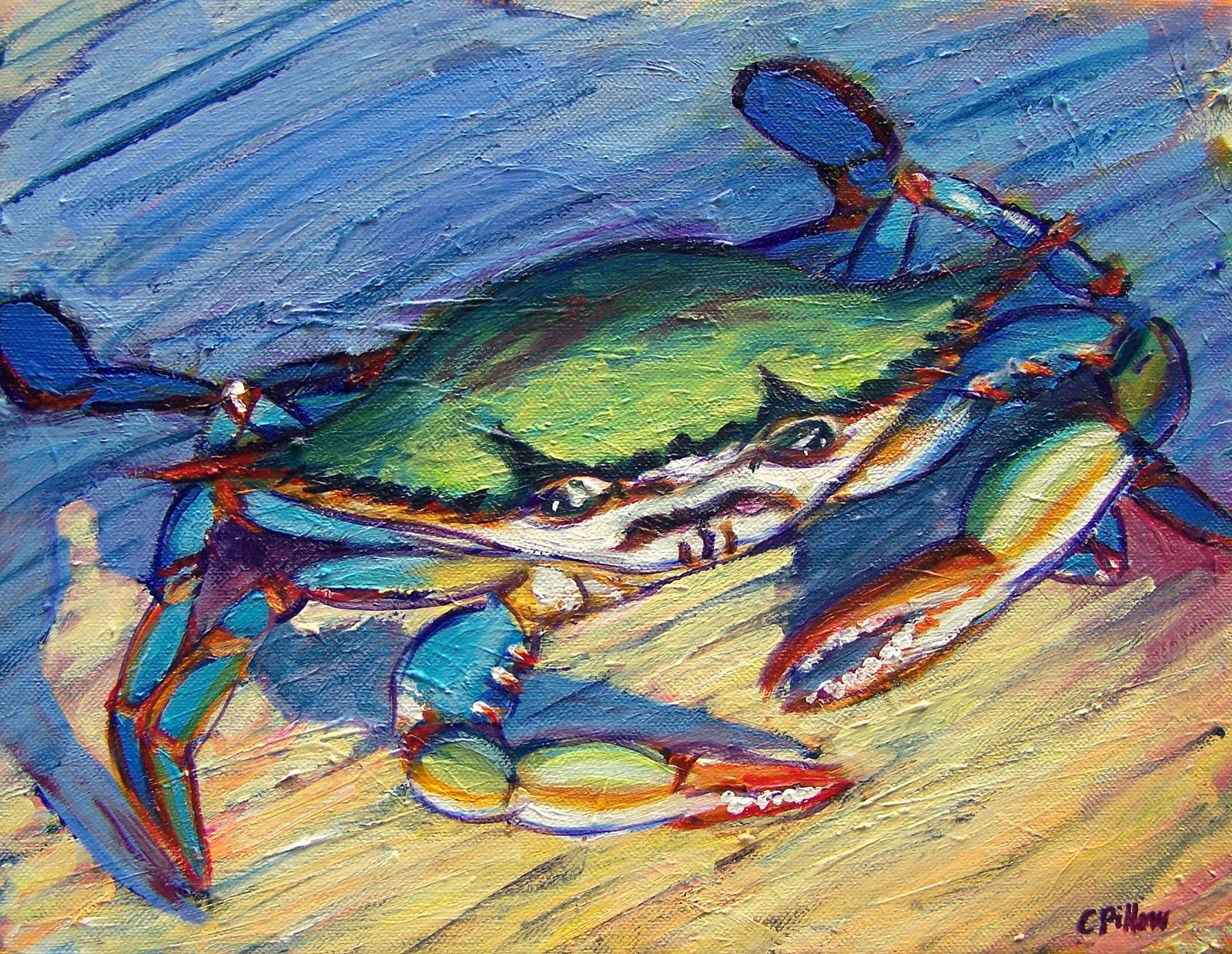 1000+ images about Crabs on Pinterest | Blue crabs, Crab painting and ...