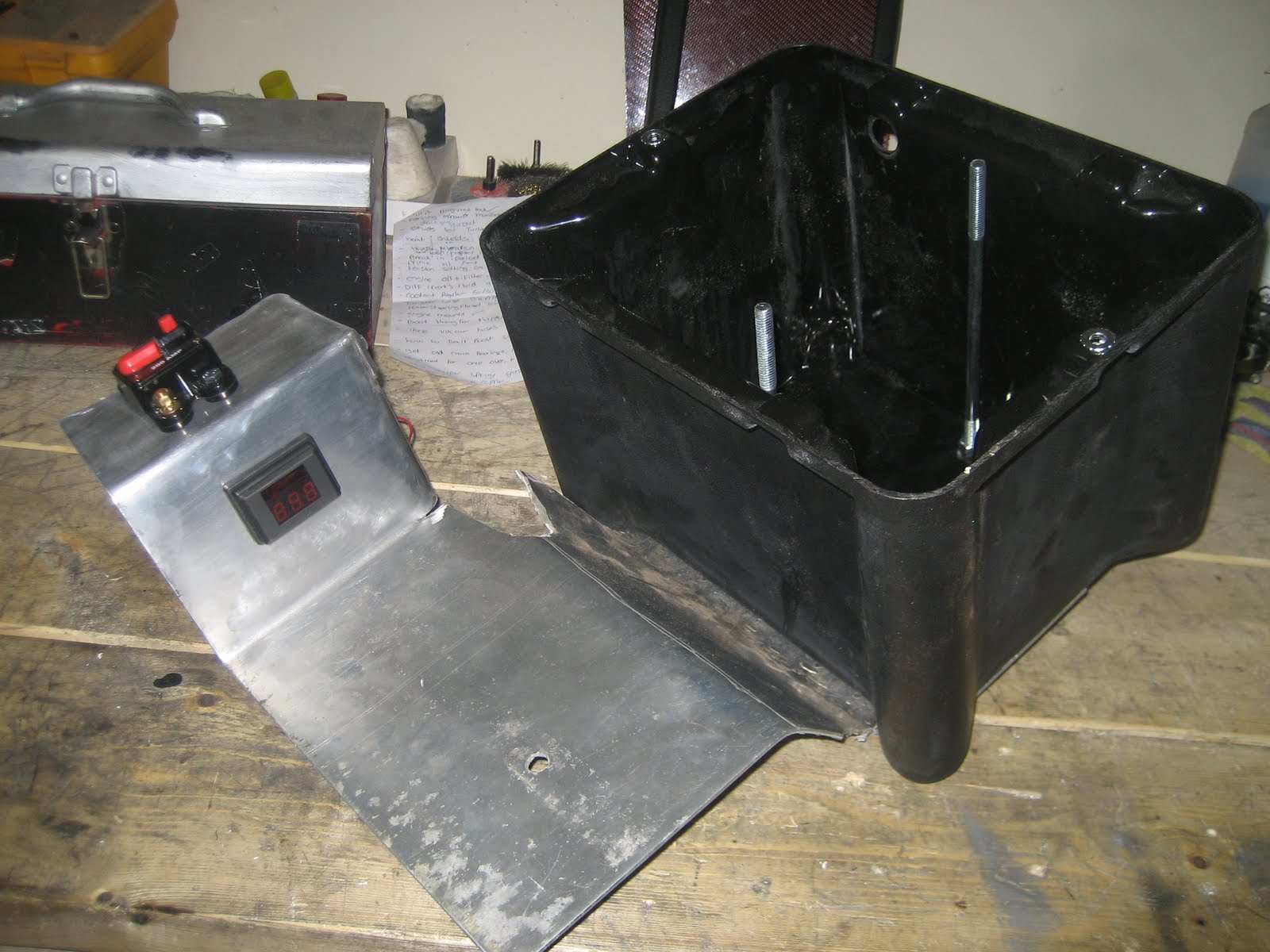 Battery Relocation to the trunk with new cables wires and ground