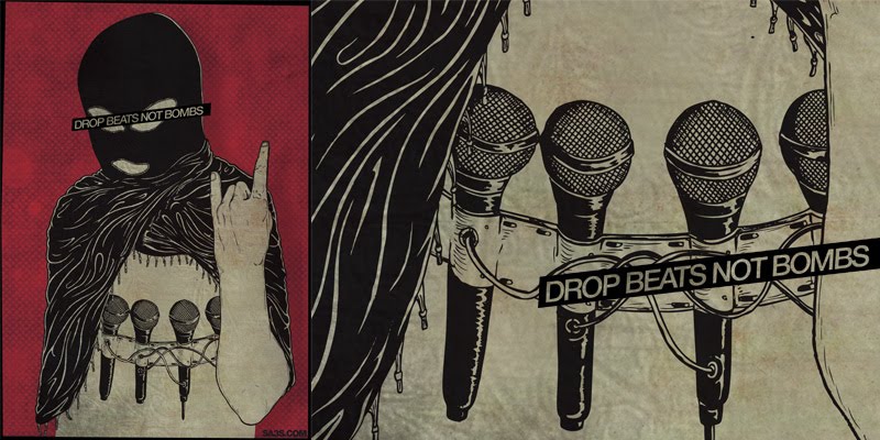 SA3S: Drop Beats Not Bombs Poster