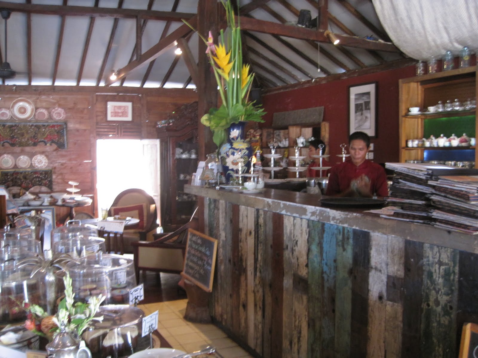 The Tea Gastronomer: Afternoon Tea, Biku Tea Room, Seminyak Bali