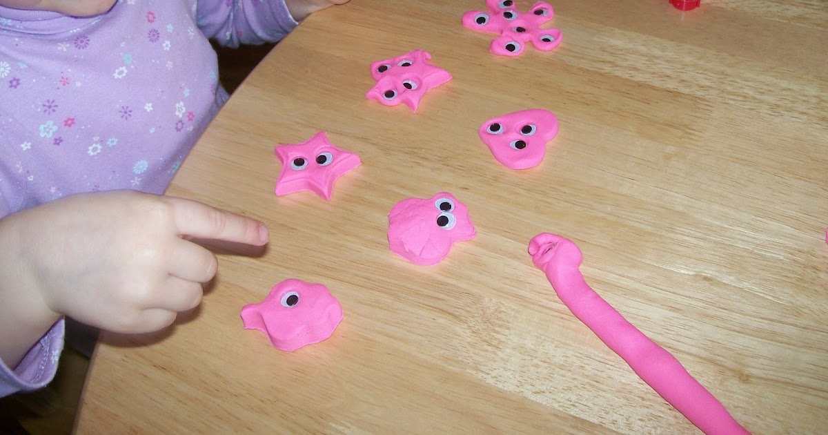 Serving Pink Lemonade: Play-dough creatures