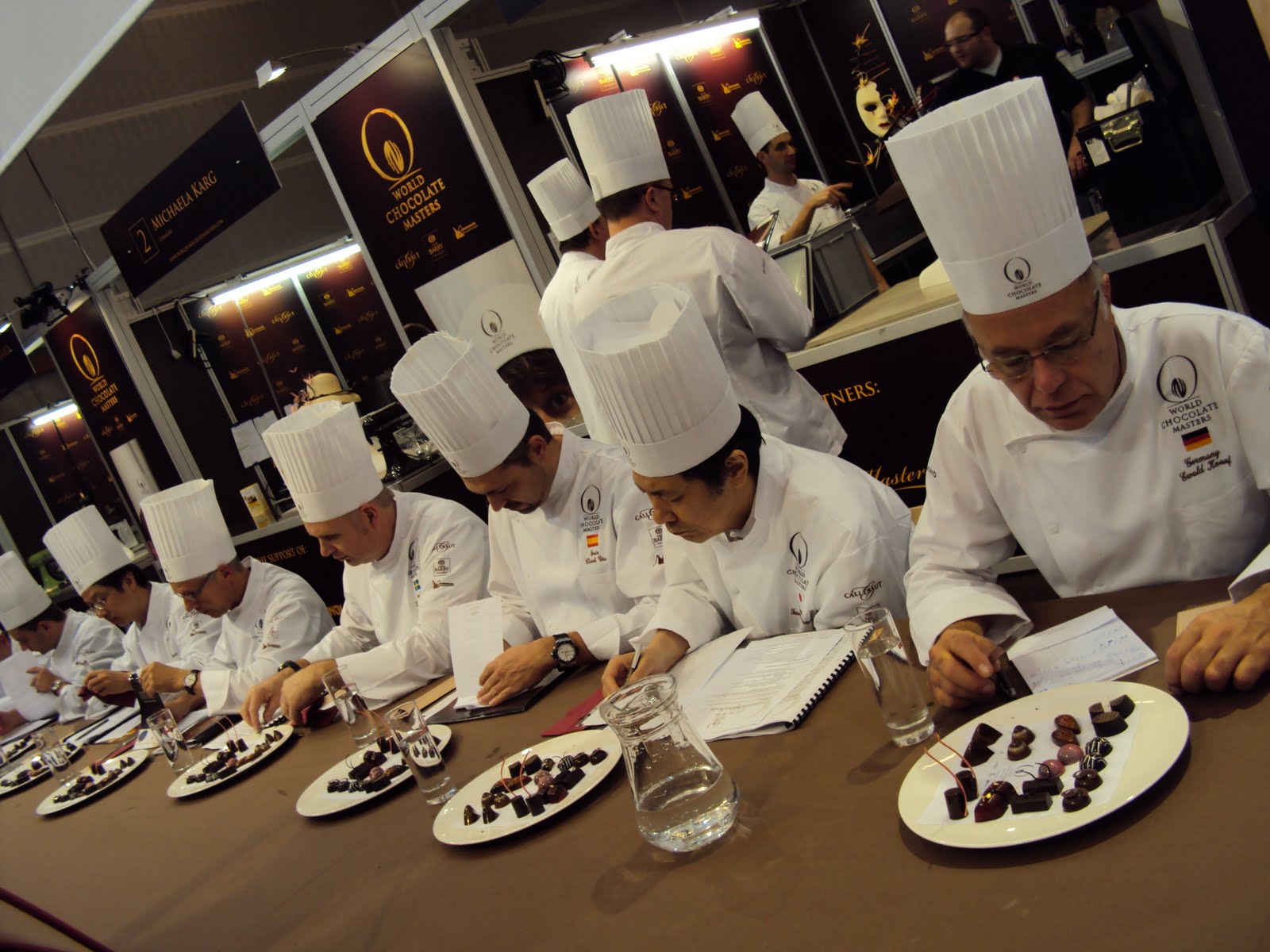 Chocolate Waterfalls: World Chocolate Masters competition, Paris, 2009
