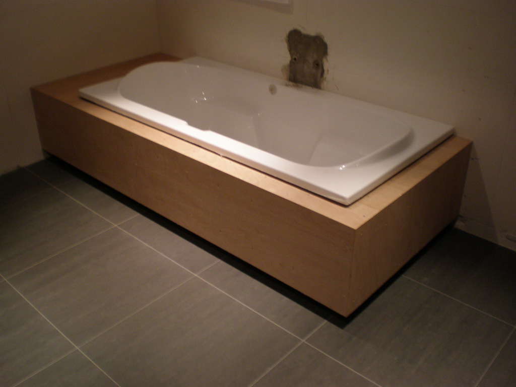 Bouwdagboek Montse en Dirk: 18/12/2010 Inbouwen bad deel 1