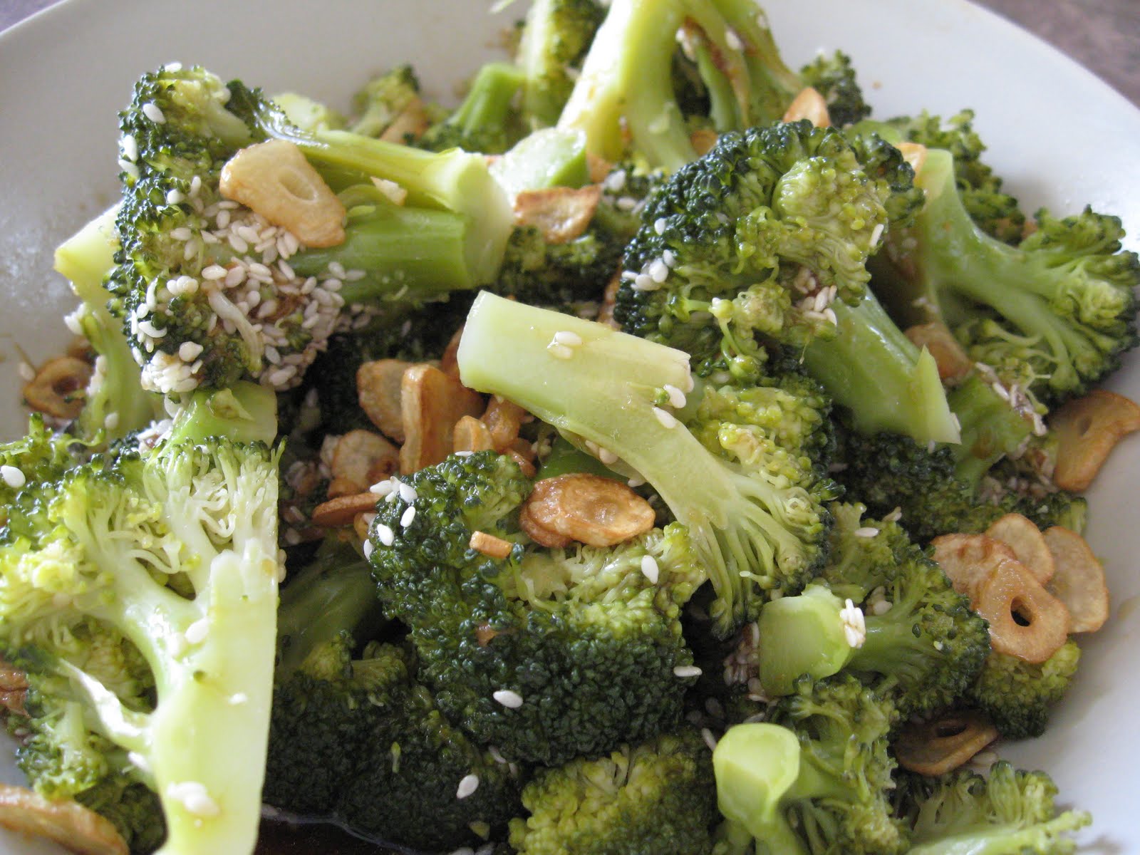 Recettes de Flipp: Brocolis à la sésame et gingembre