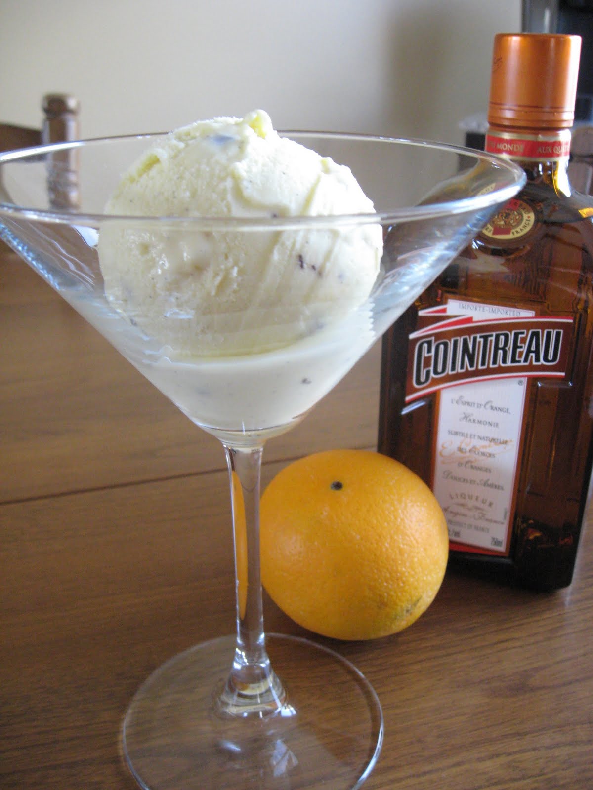 Recettes de Flipp: Crème glacée à l'orange et Cointreau