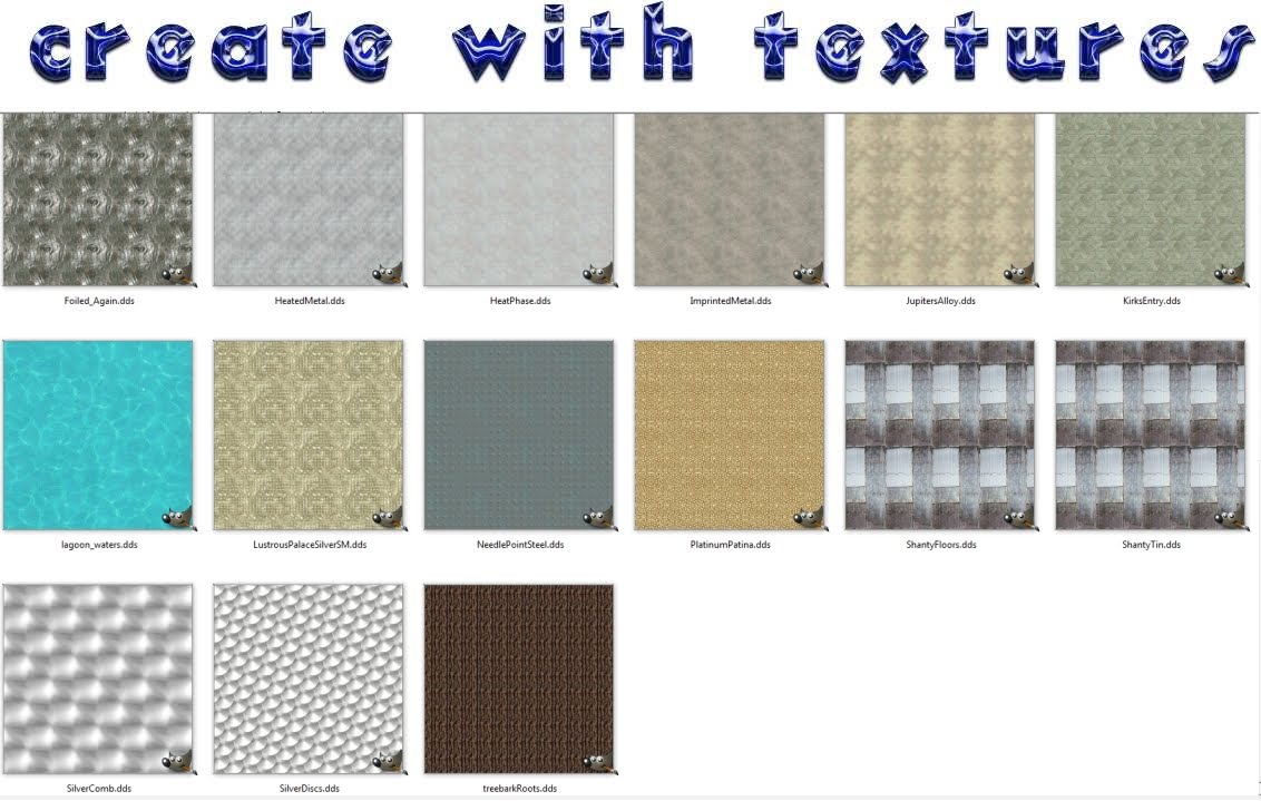 GCS presents: .dds format texture files for non-commercial use