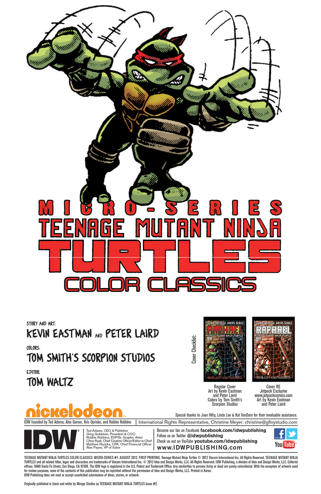 Read online Teenage Mutant Ninja Turtles Color Classics: Raphael Micro ...