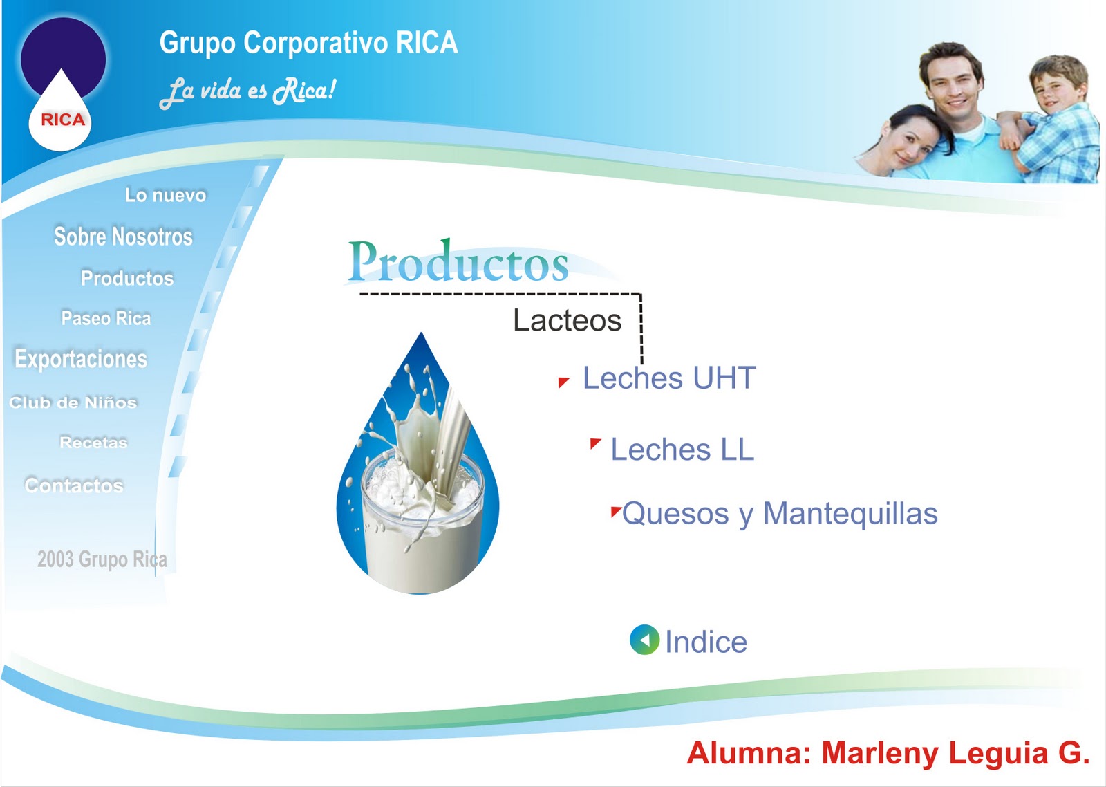 Diseño Grafico marleny: Grupo Corporativo RICA