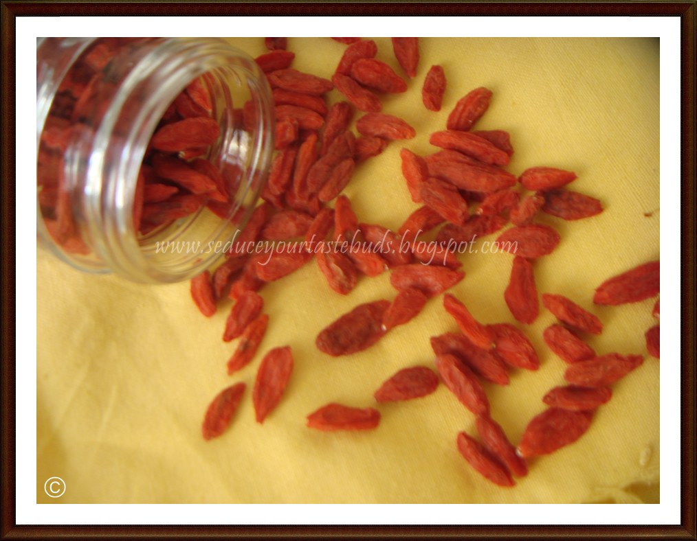 Recipes with Goji Berry[Gou Qi Zi] - Chinese Ingredient # 3 - Seduce ...