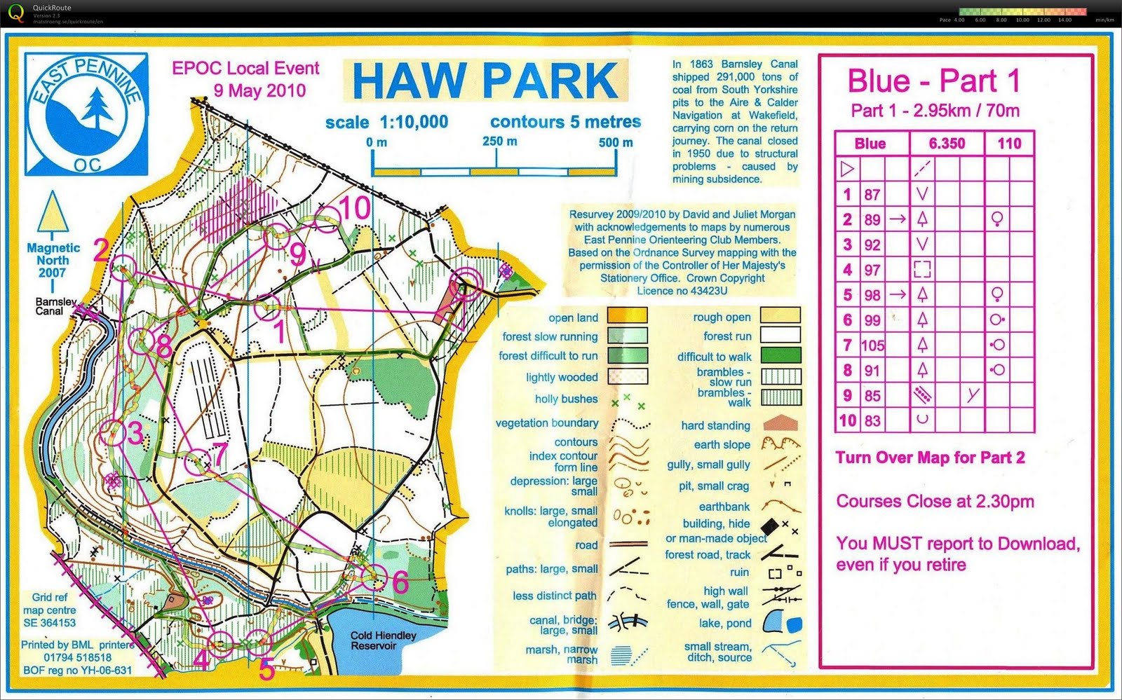Orientēšanās kartes: maijs 2010