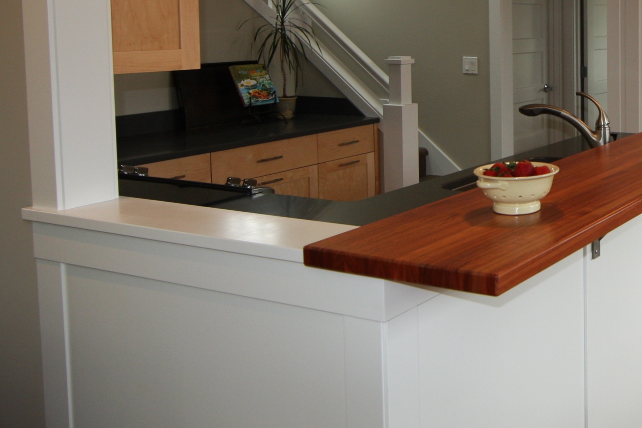 details of home: kitchen bar top