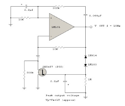 Wien Bridge Sine Wave Oscillator ~ Circuitos de Electronica