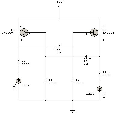 Alternating Led Flasher ~ Circuitos de Electronica