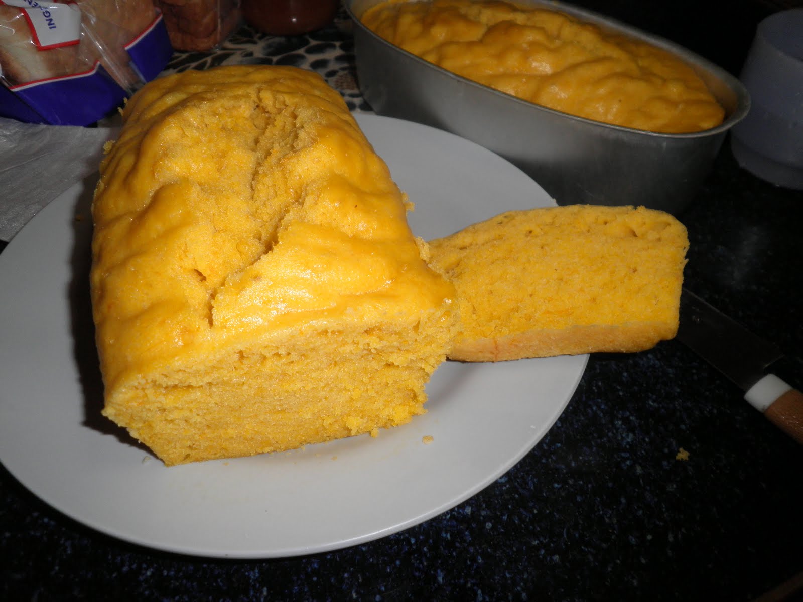 Christine's Kitchen: Steamed Pumpkin Cake