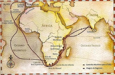 O caminho marítimo para a Índia: 1498-1499