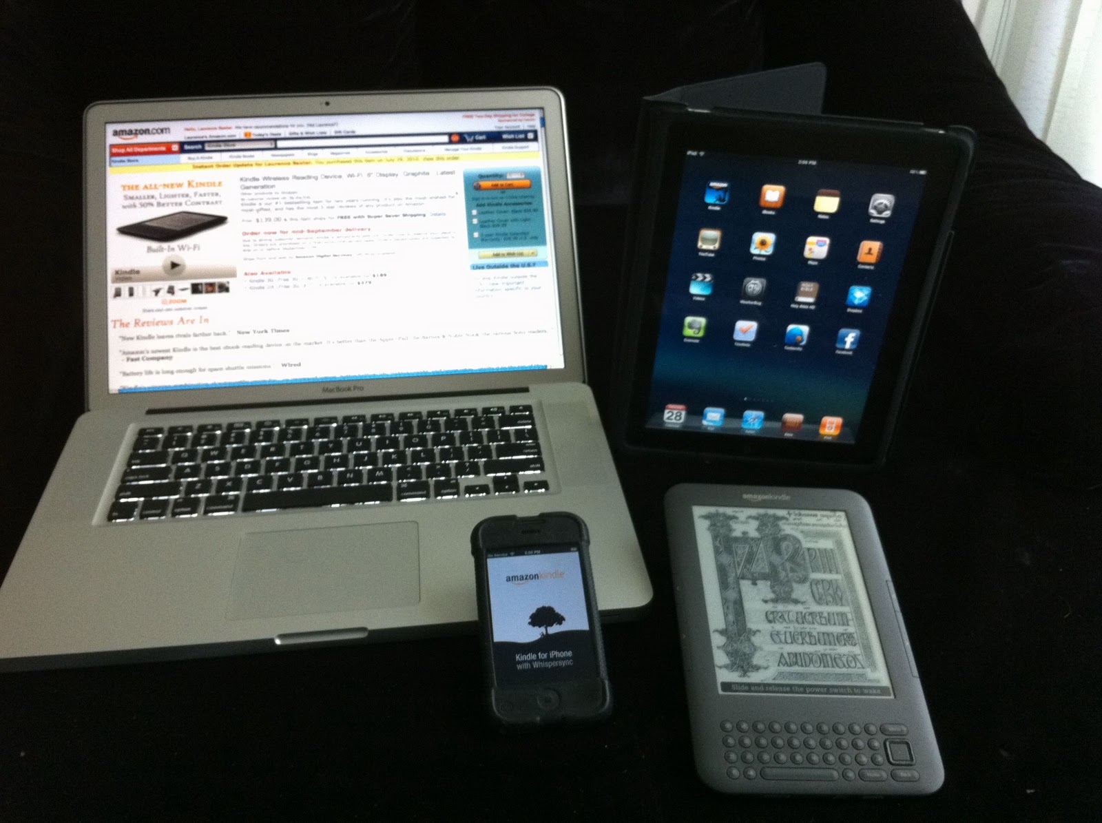 Step Up to the Call: Review - Kindle 3 First Impressions